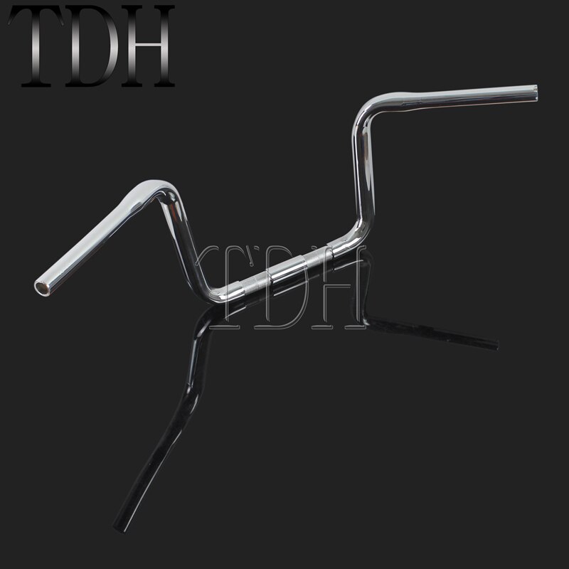 Chrome 10" Rise Handlebar 1-1/4" Ape Hanger Handle... – Grandado