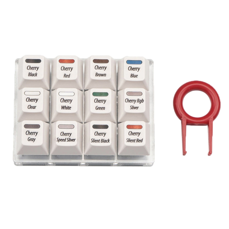 Wit Keycaps Testing Tool Cherry 12 Mx Schakelaars ... – Vicedeal