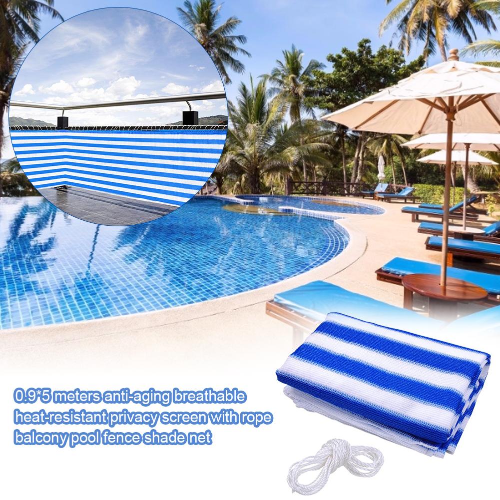 Balcony Privacy Screen Cover Swimming Pool Deck Co... – Grandado
