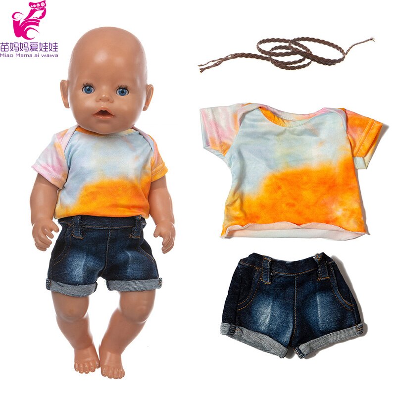 43 cm baby doll clothes dress hat set 40cm Nenuco ... – Vicedeal