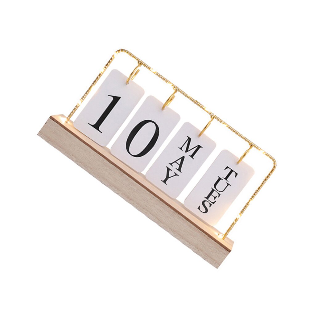 Delicate Tabletop Calendar Adorable Calendar Ornam... – Vicedeal