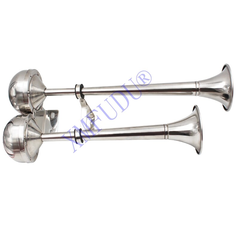 Marine Dual Trumpet Horn Boat Stainless Steel Elec... – Grandado