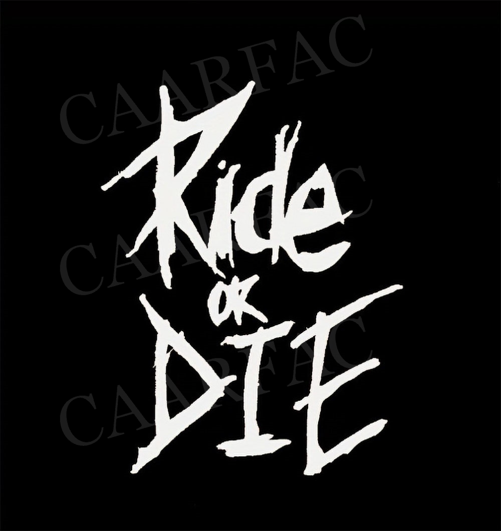 Bike Decal Bike Frame Sticker Ride Or Die Top Tube... – Grandado