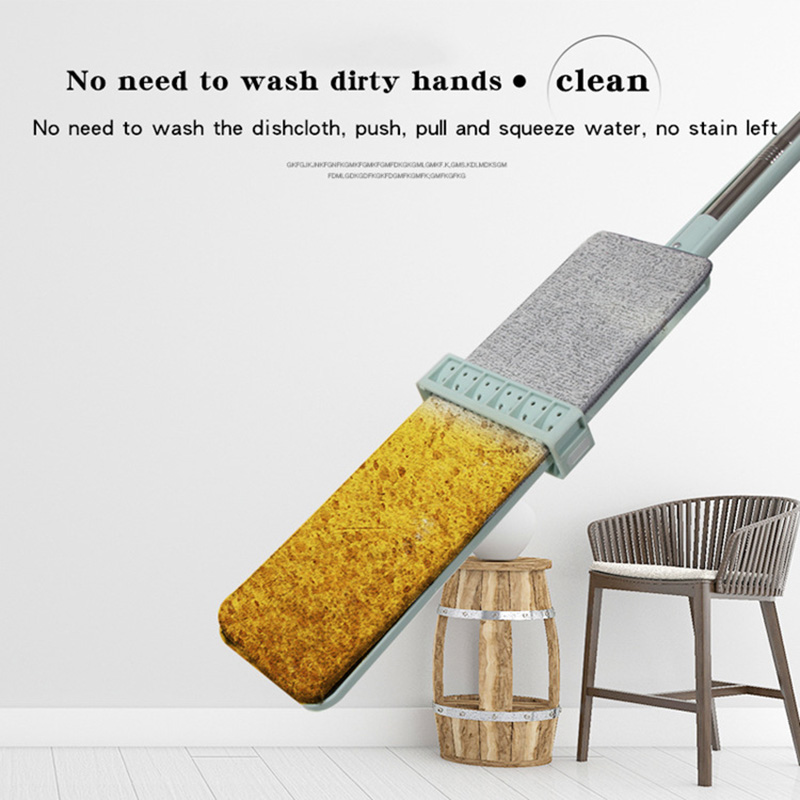 Free Hand Washing Floor Mop With Spin Flat Mop Rag... – Vicedeal
