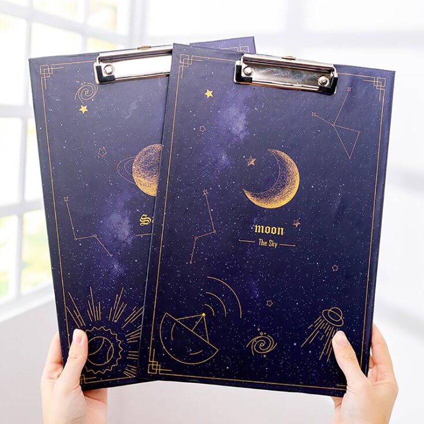 Starry Sky Clipboard A4 Size Folder Board Decorati... – Grandado