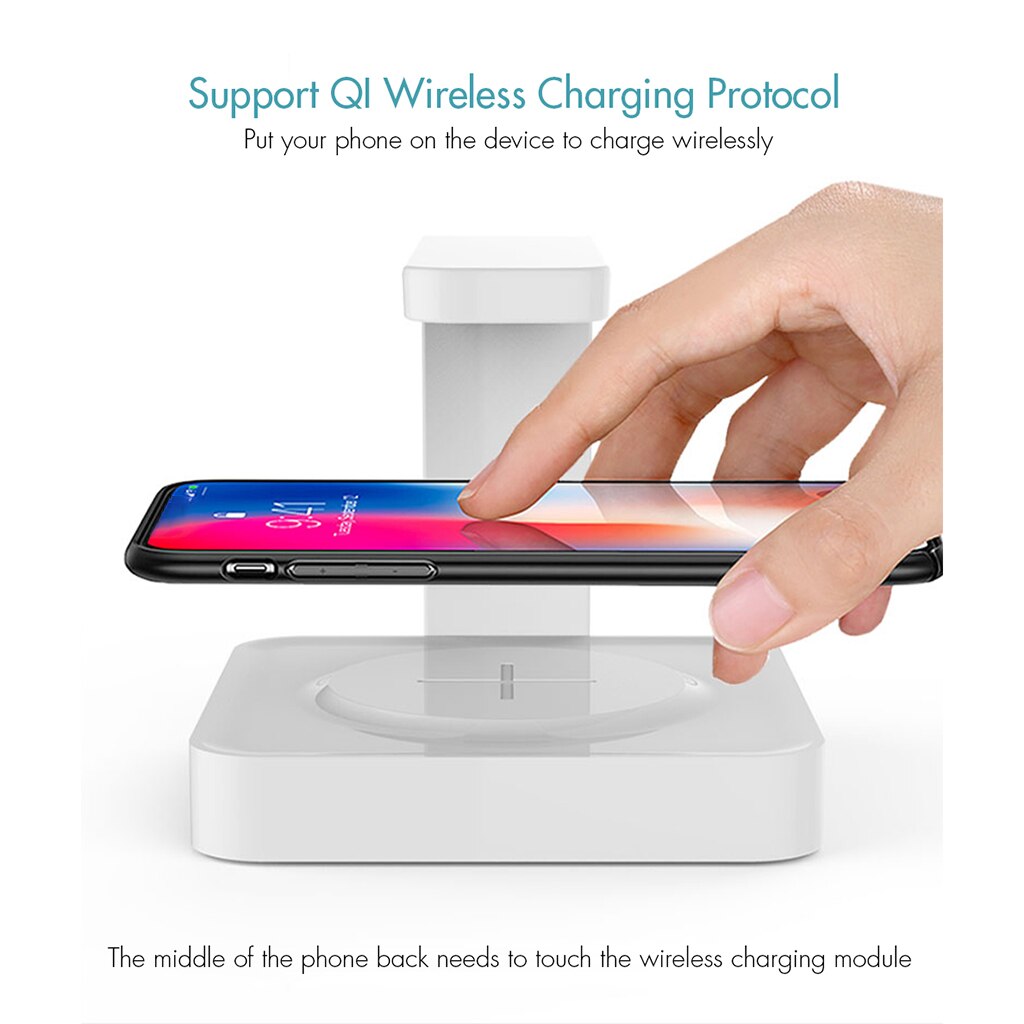 10W 2 In 1 Portable Mobile Phone Wireless Charger ... – Grandado