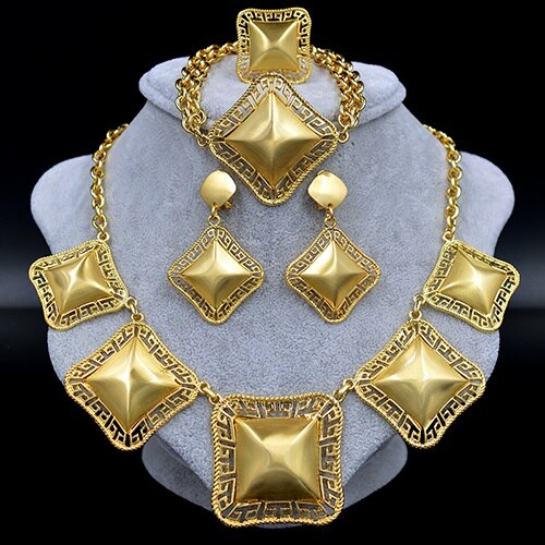 ZEA Dear Jewelry Big Square Jewelry Set For Women ... – Vicedeal