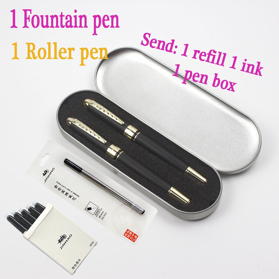 Jinhao250 Luxury Metal Fountain Pens Metal Box Blu... – Vicedeal