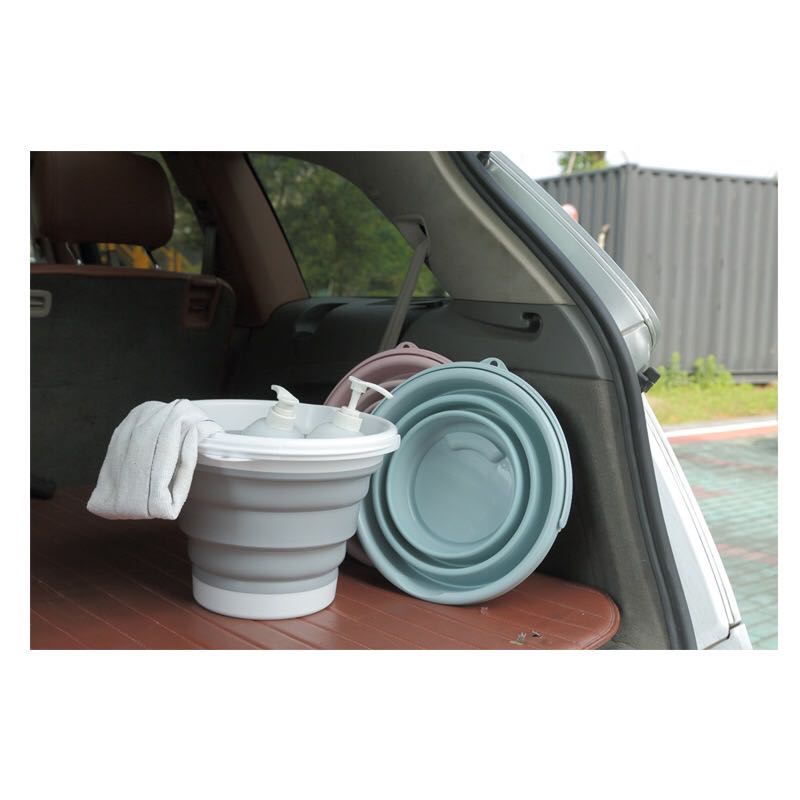 Portable Foldable Bucket Solid Basin Tourism Outdo... – Vicedeal