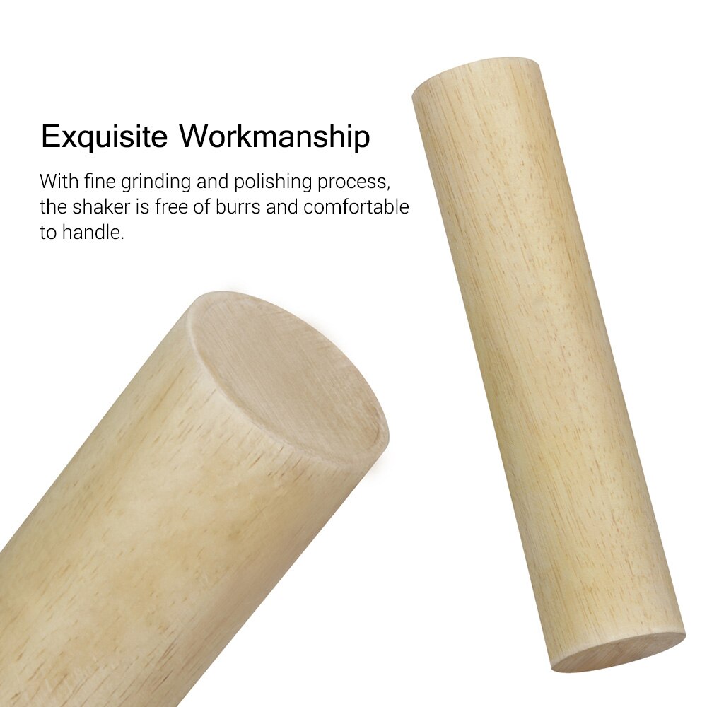 Hand Percussion Shaker Wooden Musical Instrument S... – Vicedeal