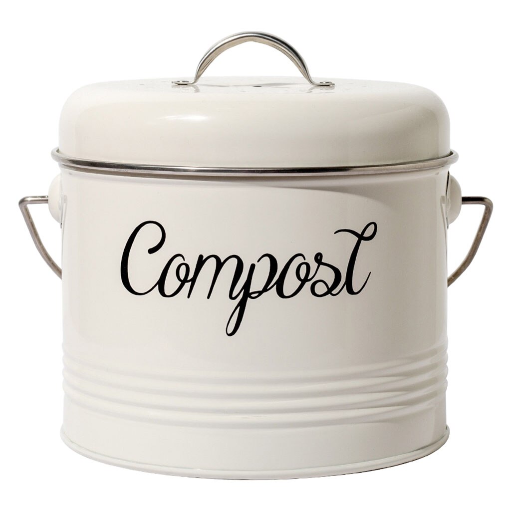 Metal Kitchen Compost Bin Indoor Food Wastes Compo... – Vicedeal