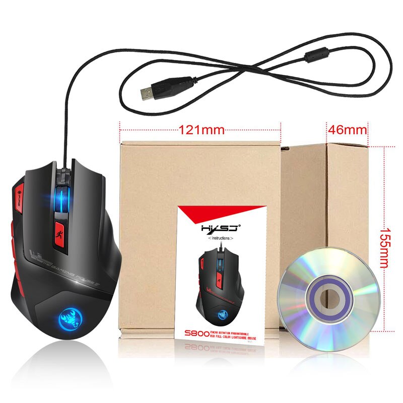 ZoeRax Wireless Gaming Mouse, 6000 DPI Wireless RG... – Grandado