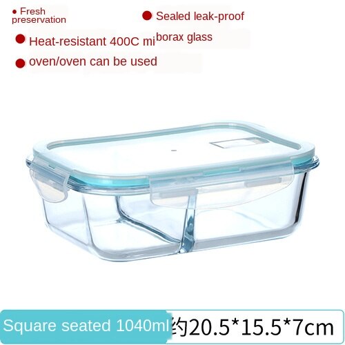 Microwave Special Glass Lunch Box Lunch Box with L... – Grandado