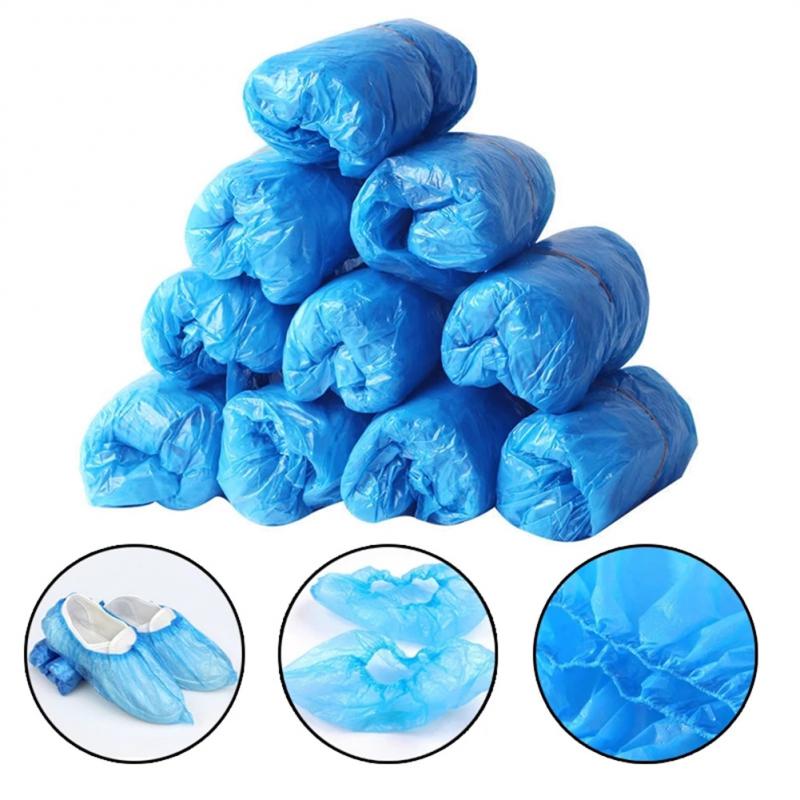 Couvre-chaussures jetables en plastique, 100 pièce... – Grandado