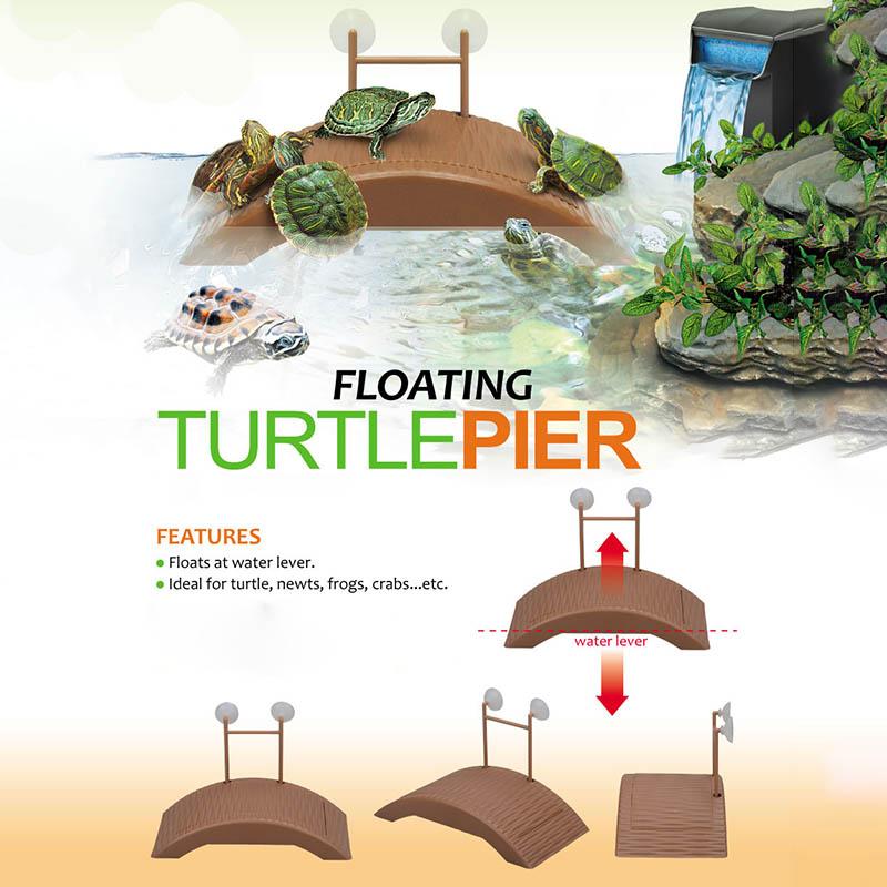 Auto Floating Platform Aquarium Turtle Reptile Bas... – Grandado