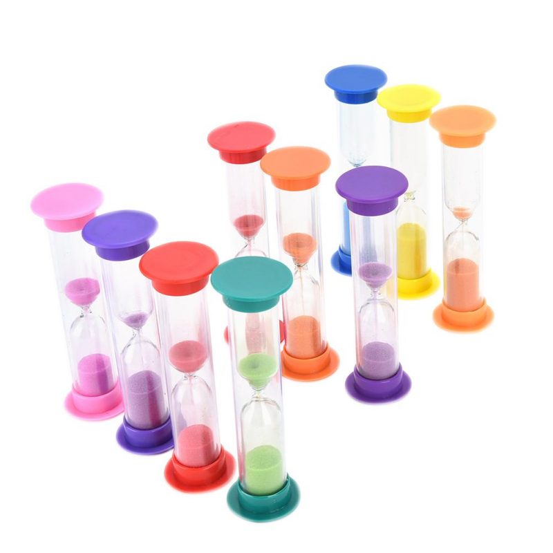 1-3 Minute Colorful Hourglass Sandglass Clock Time... – Grandado
