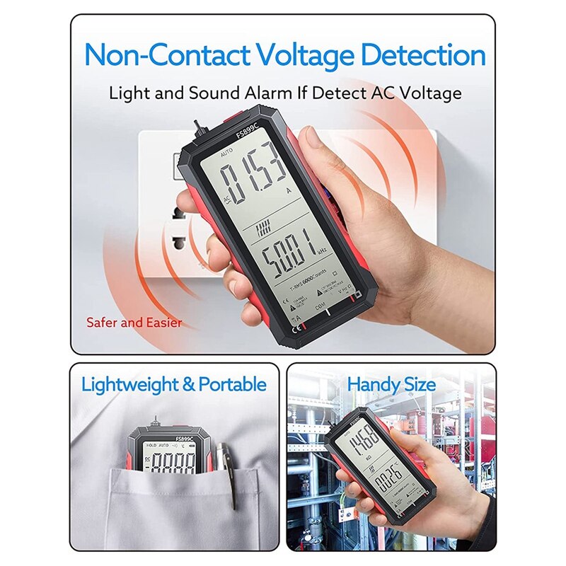 GTBL Digital Multimeter Tester, 4.7Inch Screen Vol... – Grandado