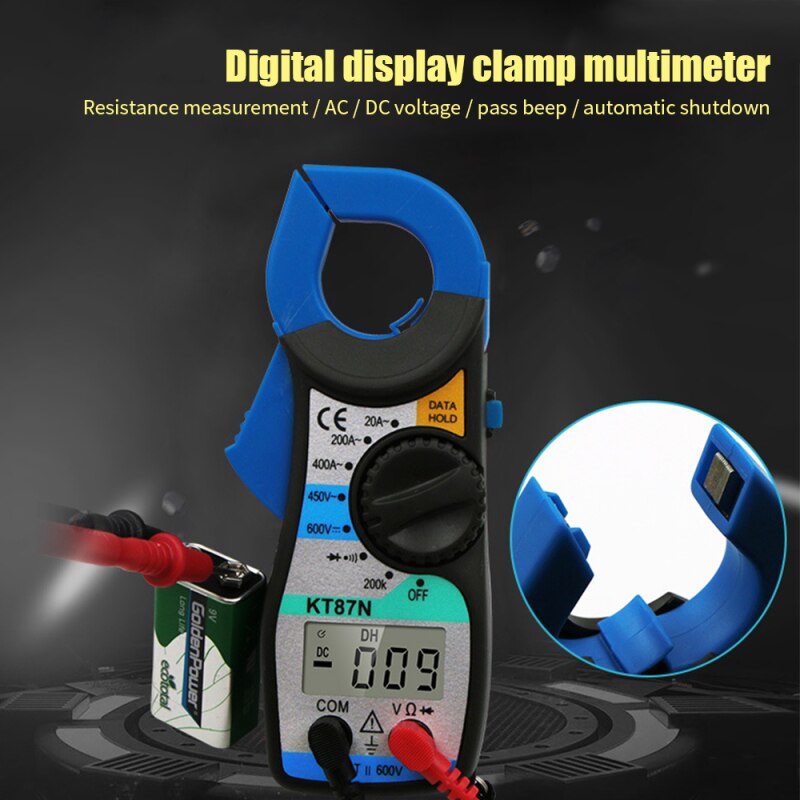 600V Blue KT87N Mini Digital Multimeter LCD Displa... – Vicedeal