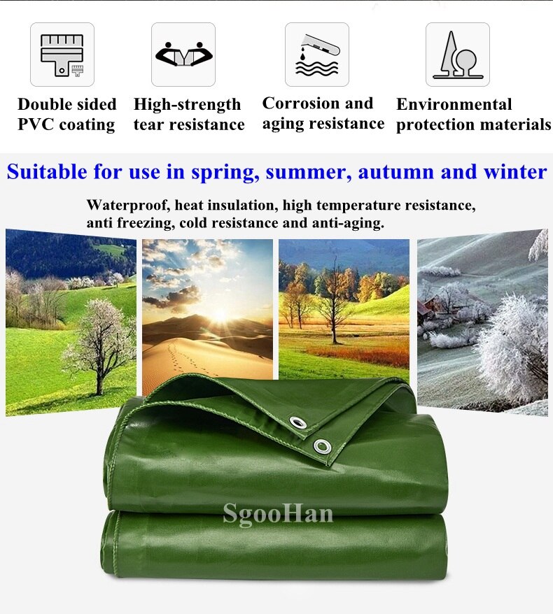 Rainproof Cloth 0.6mm Oxford Cloth Tarpaulin Outdo... – Vicedeal