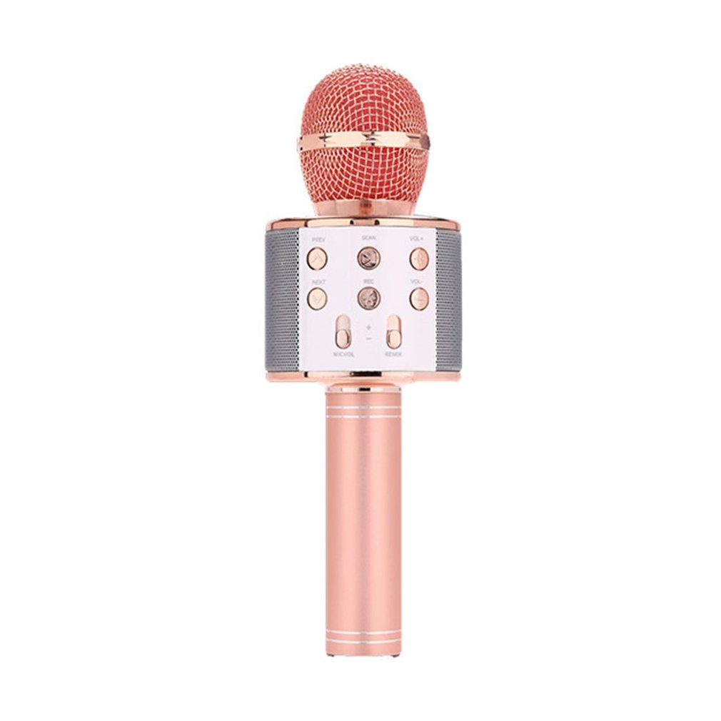 WS 858 wireless bluetooth microphone karaoke speak... – Grandado
