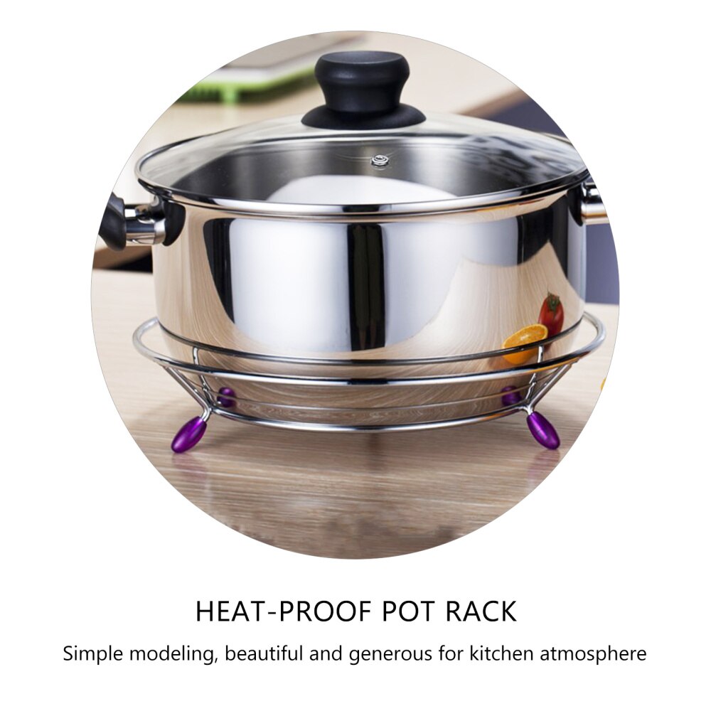 1pc Insulated Heat-proof Alloy Pot Rack Pot Holder... – Vicedeal