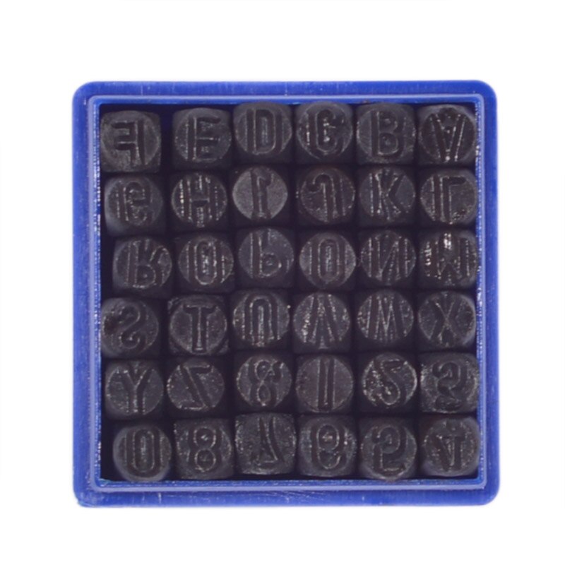 36 Pcs 6 Mm Staal Punch Alfabet Letter Nummer Stem... – Grandado