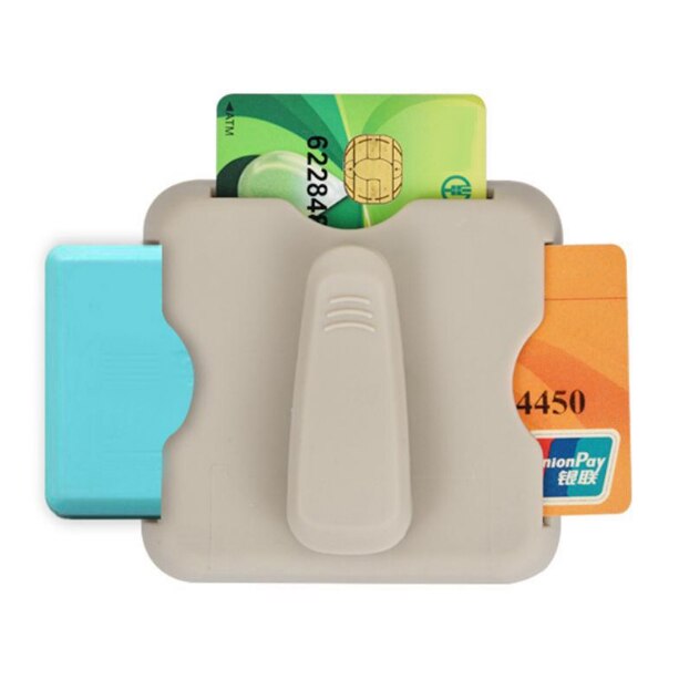 2 Pas Car Sunglasses Holder with IC Card Clip( Bei... – Vicedeal