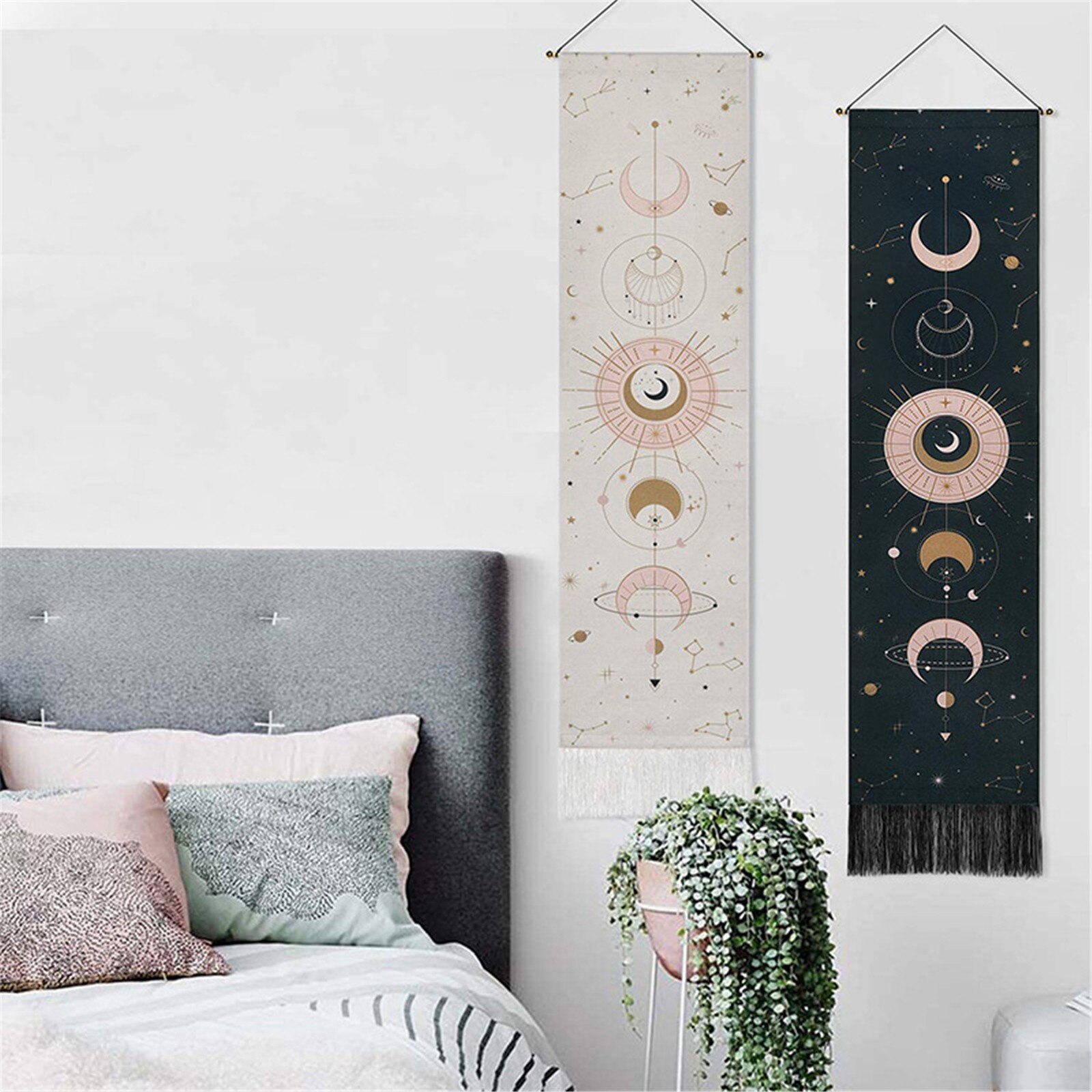 4# Moon Phases Tapestry Lunar Eclipse Changing Moo... – Grandado