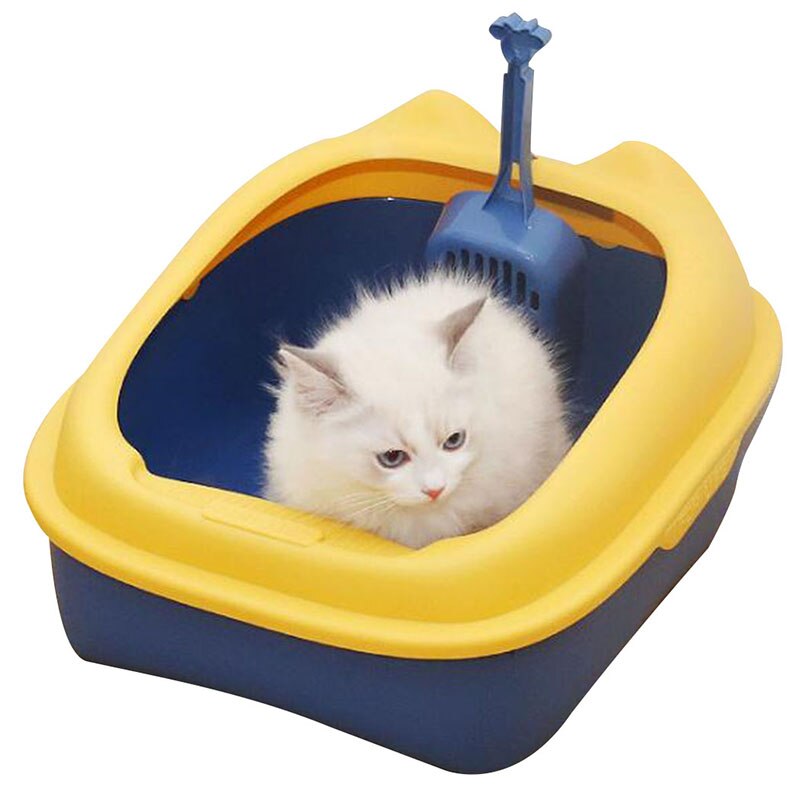 Legendog Cute Cat Litter Box Semi-Closed Reusable ... – Vicedeal