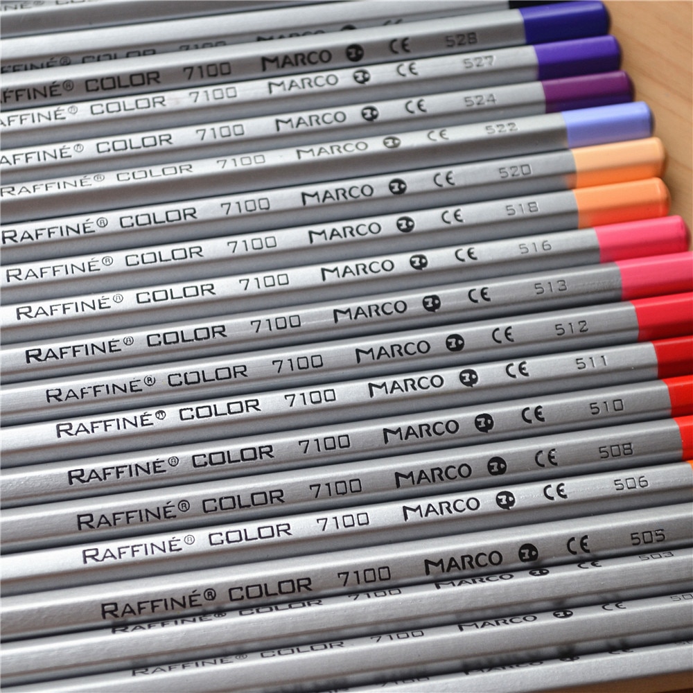 MARCO 7100 Prismacolor Wood Colored Pencils 72 Oil... – Grandado