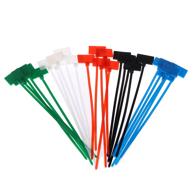 100pcs Easy Mark 4*150mm Nylon Cable Ties Tag Labe... – Grandado
