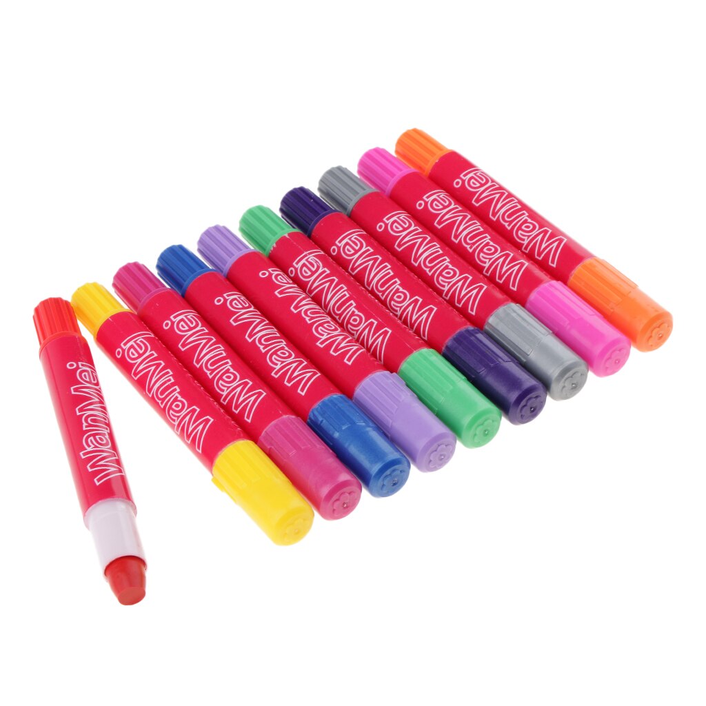 10 Colors Hair Coloring Dyeing Chalk Pen Kit Washa... – Grandado