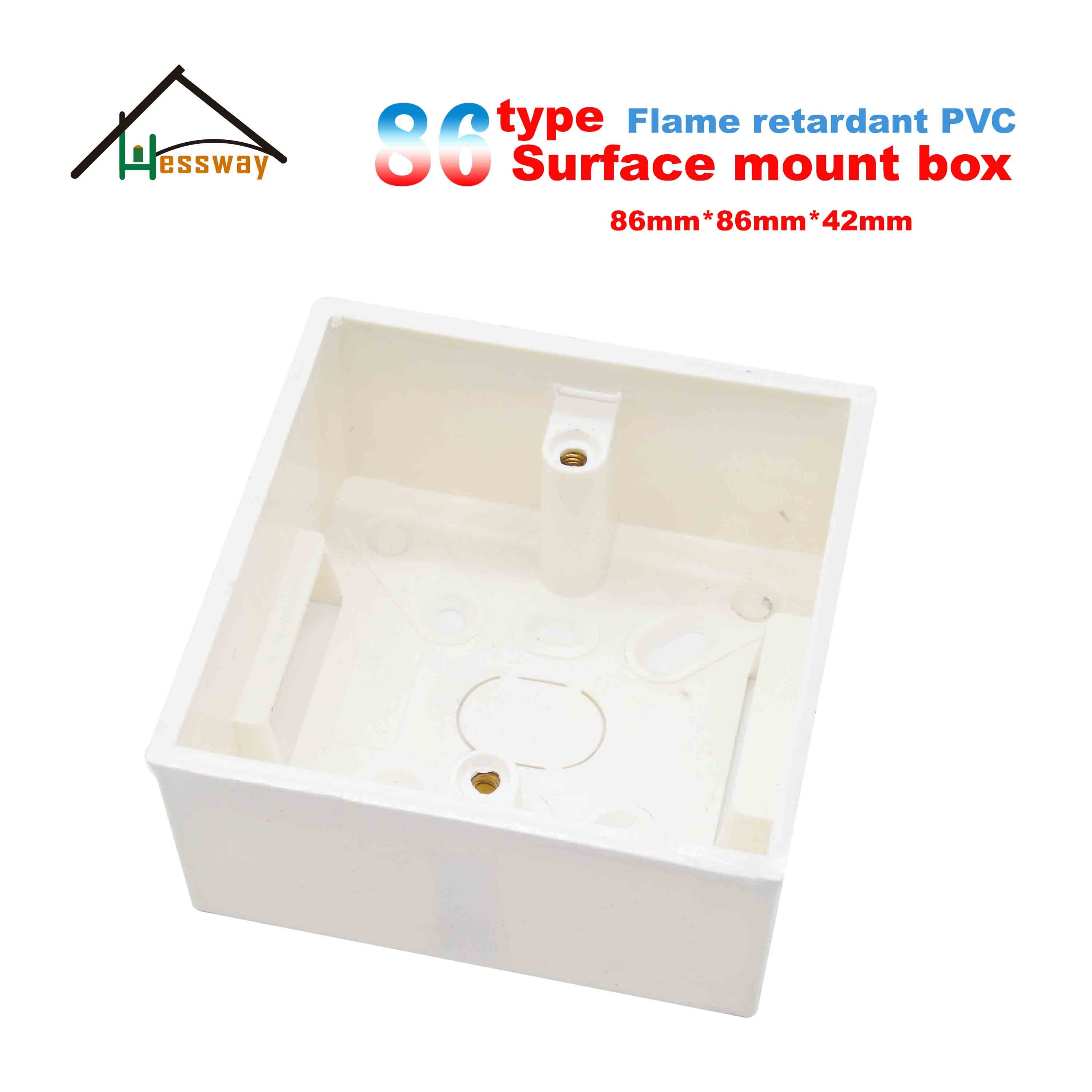 86 type size 86*86*42mm cassette wall mounting box... – Grandado