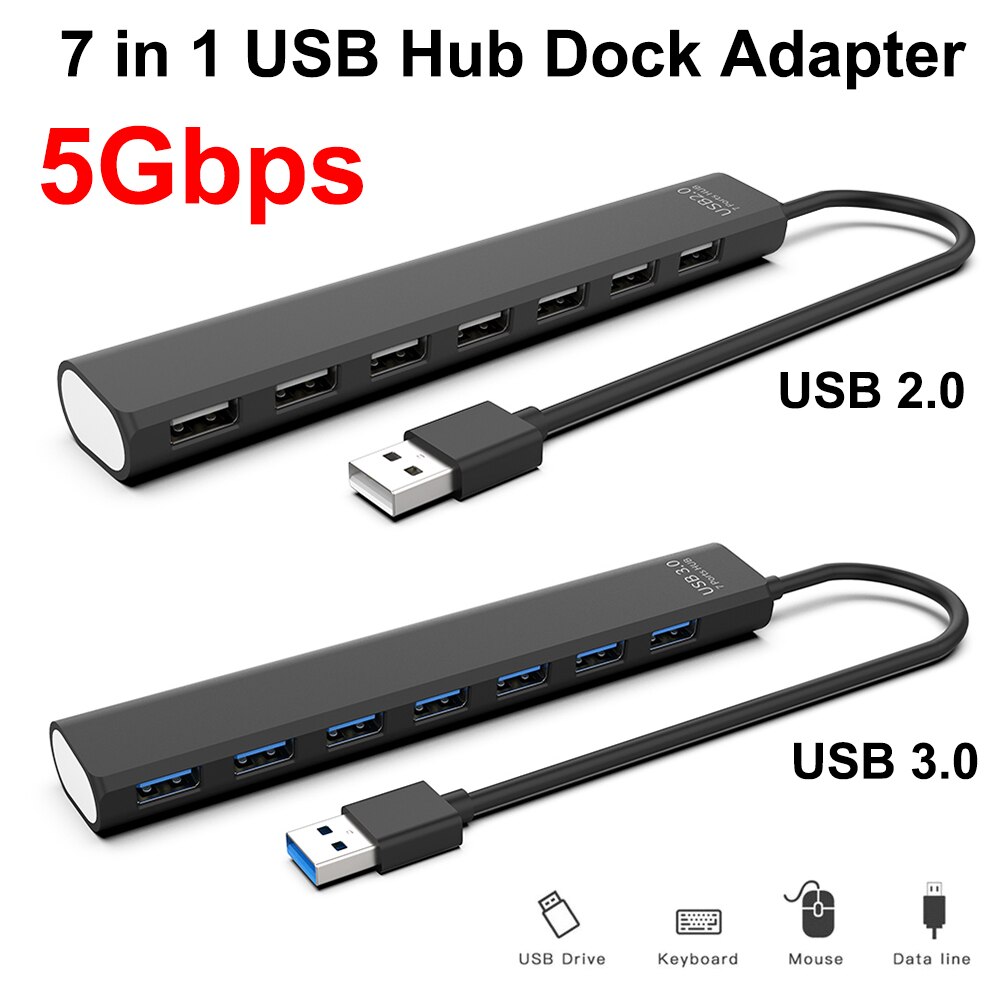 Usb 2.0/3.0 hub docking adapter multi usb splitter... – Grandado