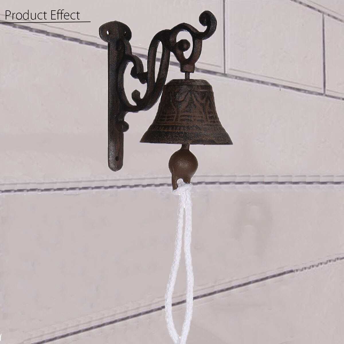 Wall Iron Ring Door Bell Garden Cast Front Welcome... – Vicedeal