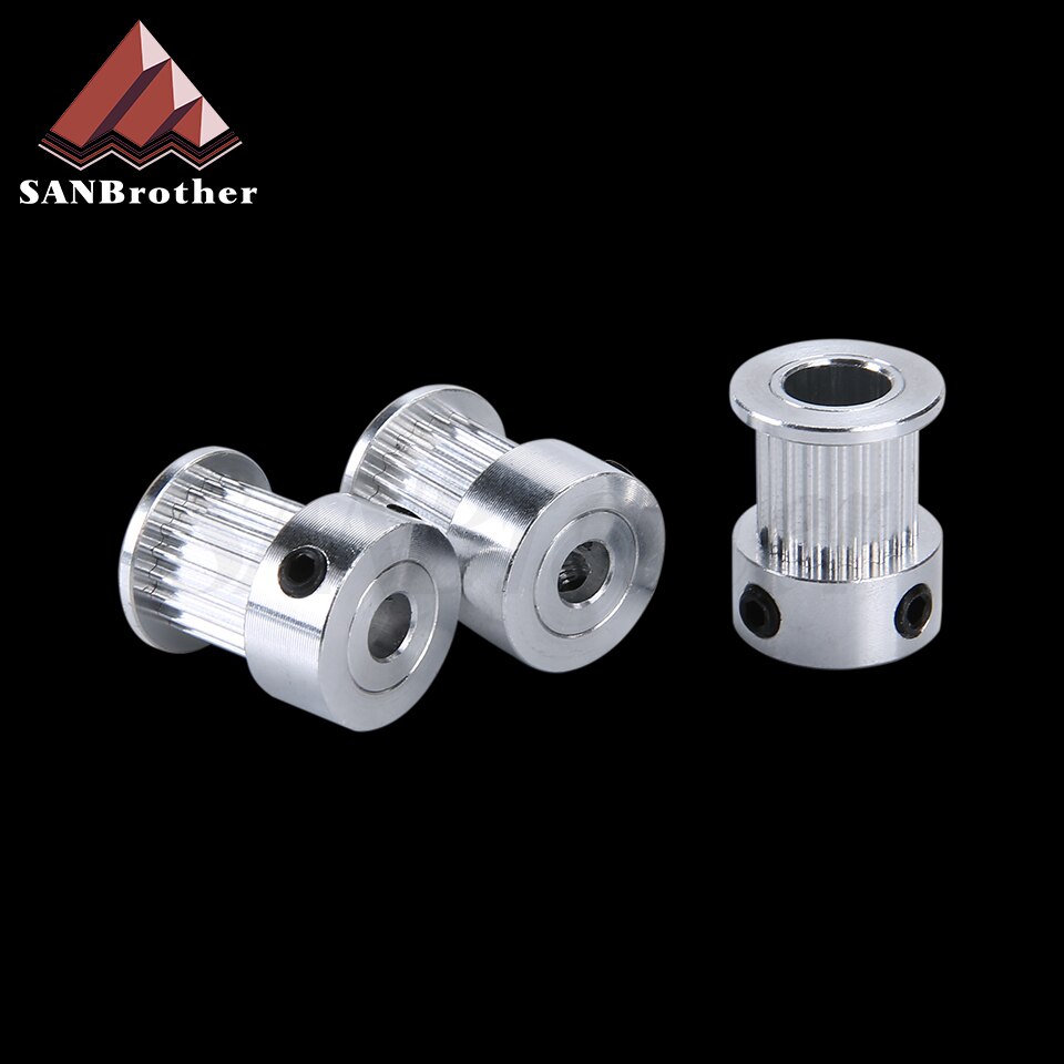 Cnc Hobbing 20 Tanden 2GT Tandriemschijf Boring 4/... – Grandado