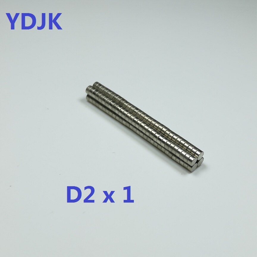10 50 100 500PCS/LOT Neodymium Magnet 2*1 Disc Rar... – Grandado