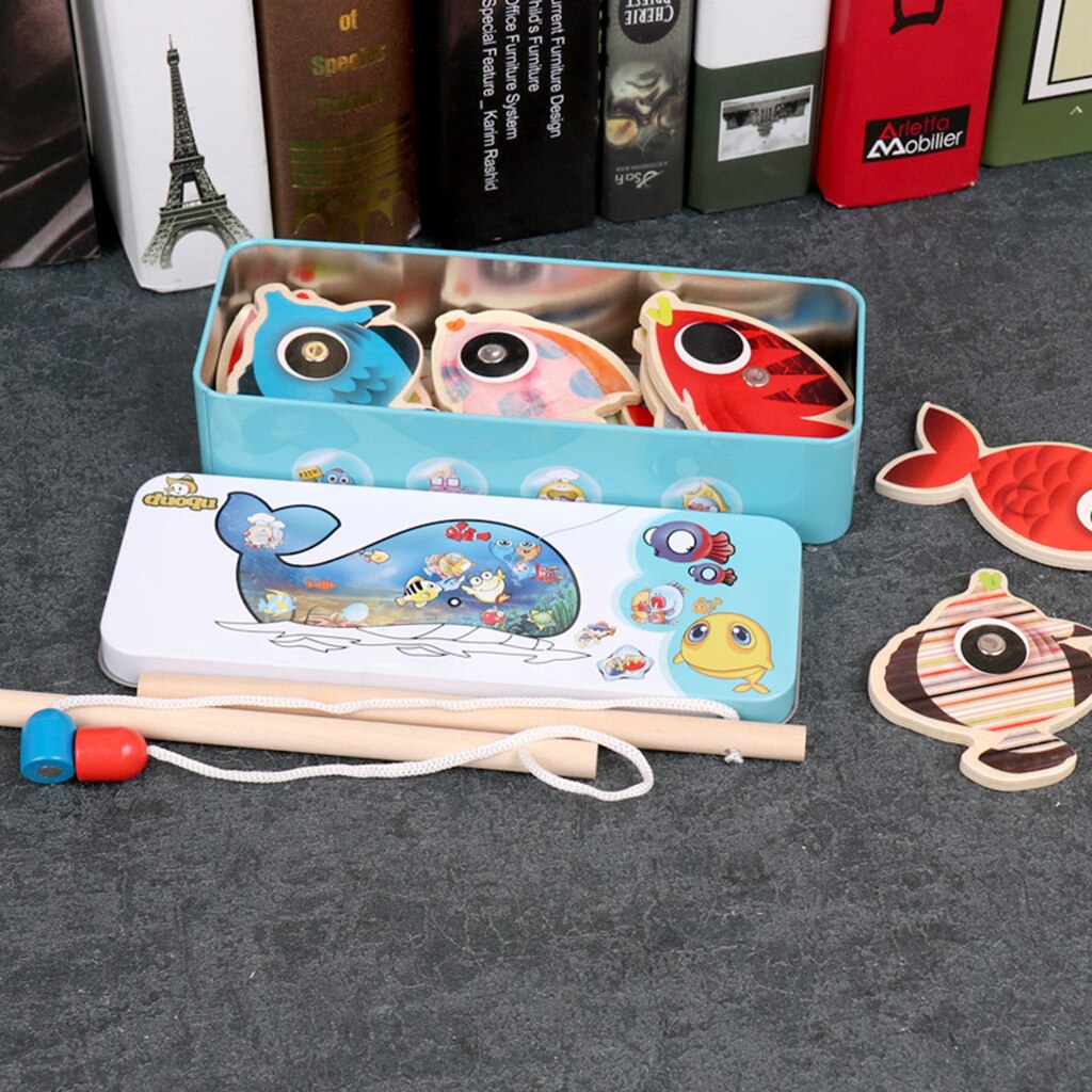 16pcs Fish Game Magnetic Fishing Pole Rod & Fish M... – Grandado