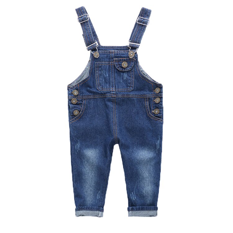 Boys Girls Demin Overalls Spring Autumn Kids Jeans... – Grandado