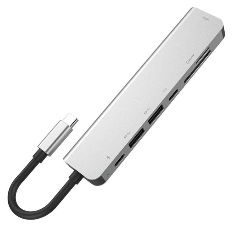 7 In 1 Type-C Docking Station Pd Usb Hub Multi Car... – Vicedeal
