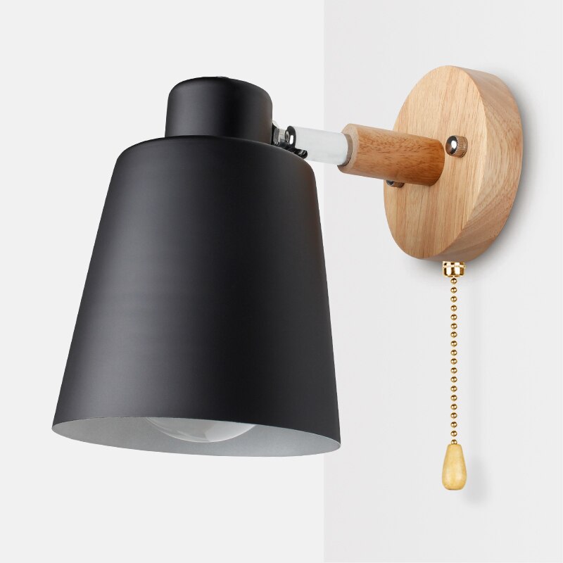 Houten Muur Lampen Nordic Nachtkastje Muur Lichtsc... – Grandado