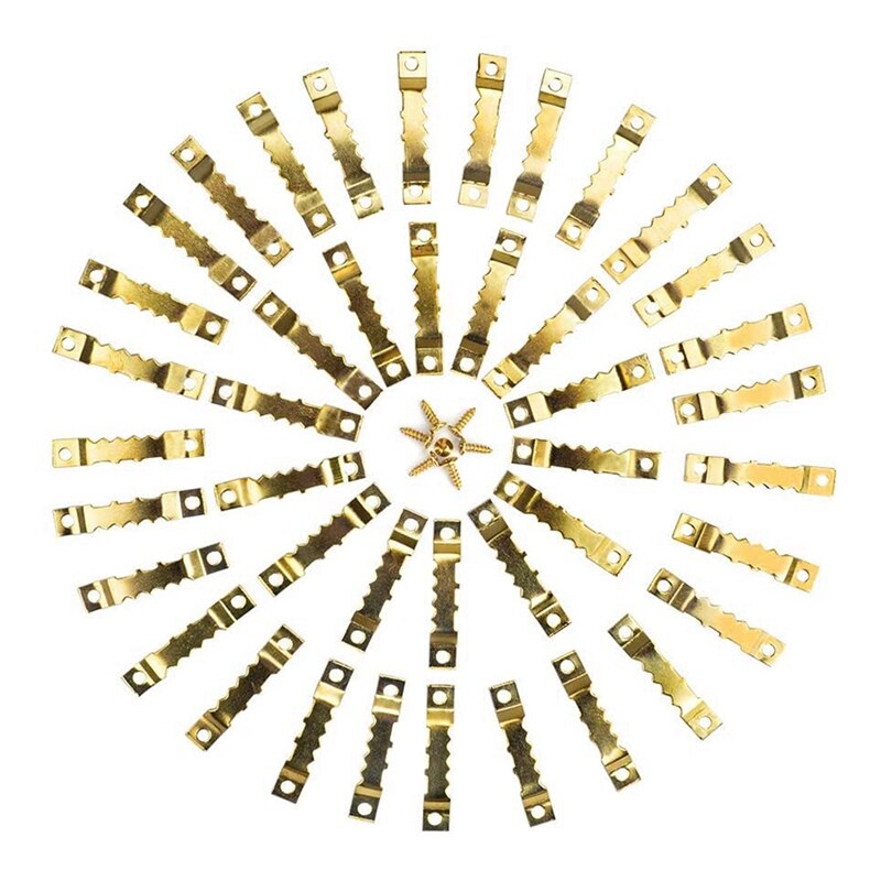 100 Pieces Picture Frame Hanging Sawtooth Hangers ... – Grandado