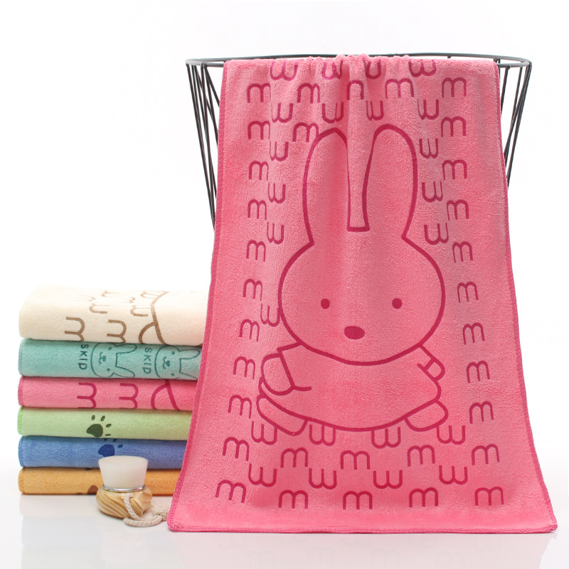 35x75cm Lovely Rabbit Bear Soft Microfiber Baby In... – Grandado