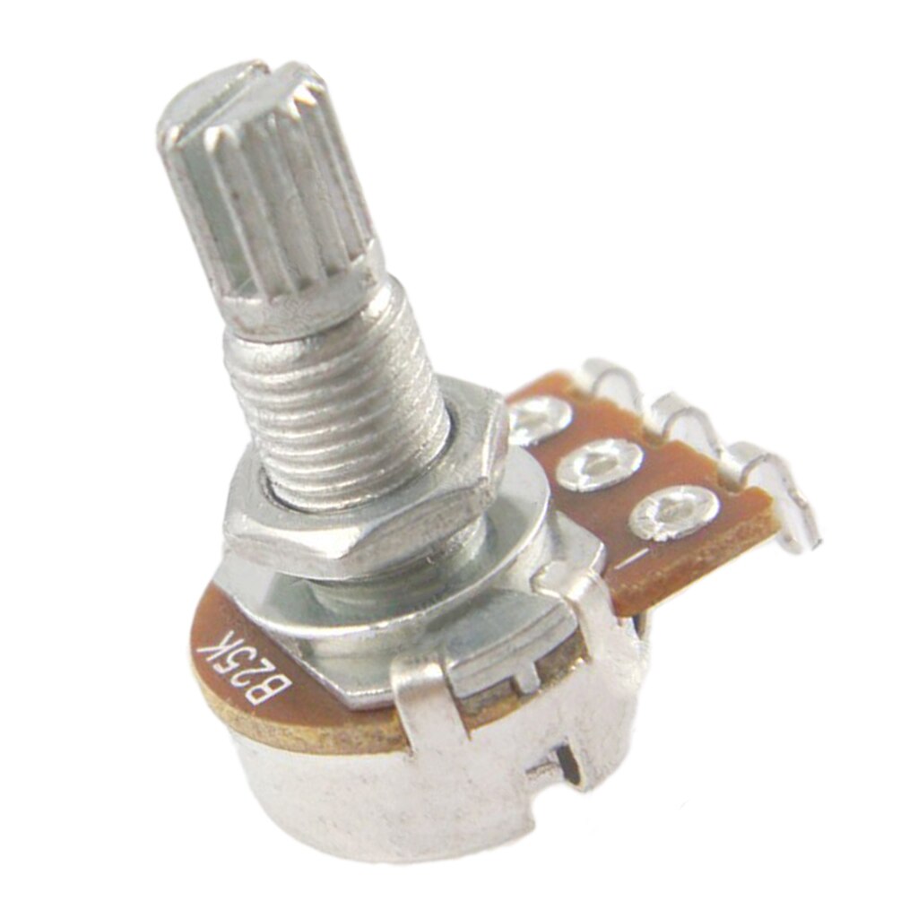 10x Guitar Potentiometer Pots B25K 18mm for Bass V... – Grandado