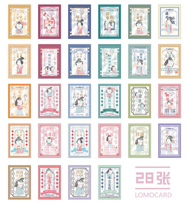 52mmx80mm happy cat paper lomo card – Vicedeal