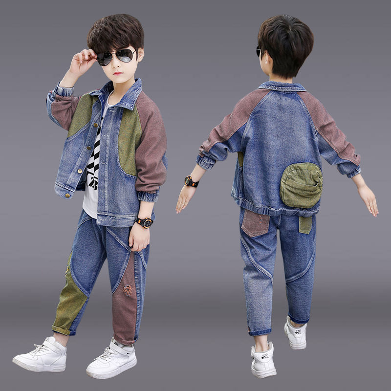 Baby boys clothes sets 4-13 years old spring and a... – Grandado