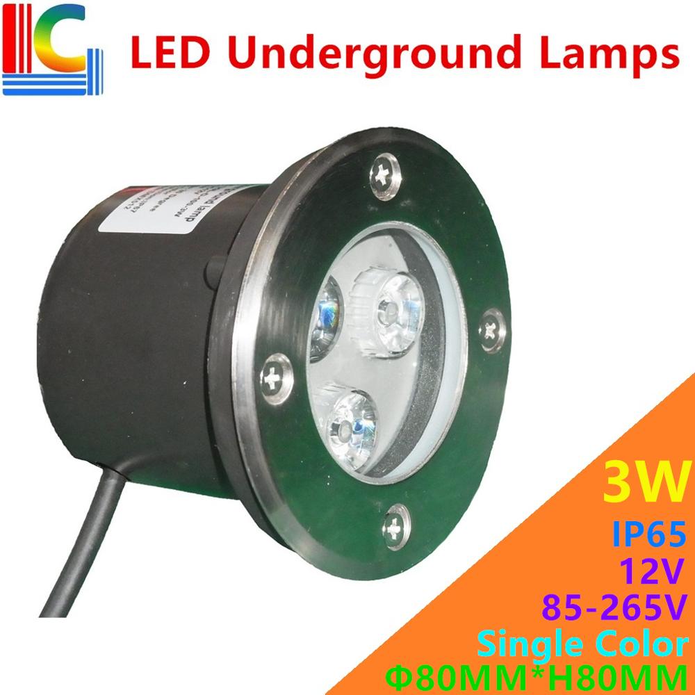 3W LED Underground Lamp 12V 110V 220V IP65 Waterpr... – Vicedeal