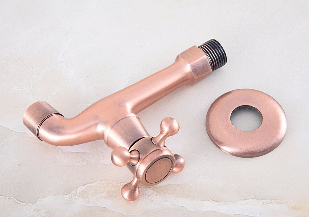 Antique Red Copper Outdoor Faucet Garden Water Tap... – Vicedeal