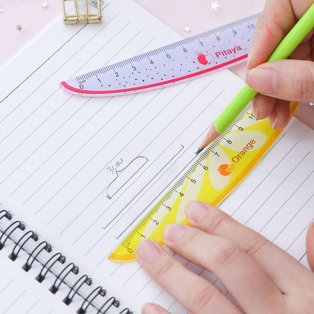 15cm Cute Kawaii Plastic Ruler Fruit Ruler Novelty... – Vicedeal
