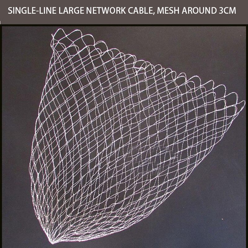 Double Line Braided Mesh Fishing Landing Net Fishi... – Grandado